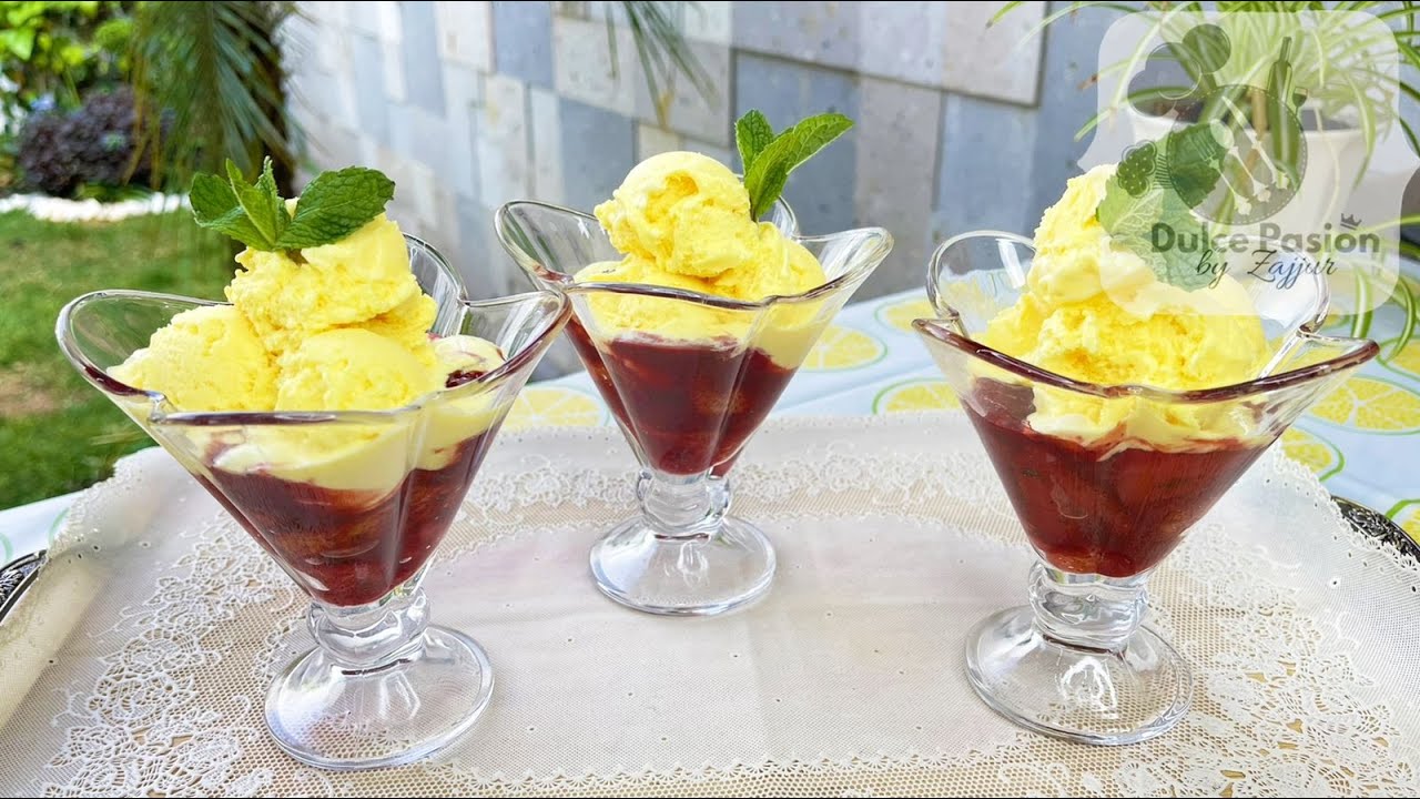 Fresas Estilo Jubilee con Helado de Vainilla 🤗👨‍🍳😘🍨🍧🍦🍓 - YouTube