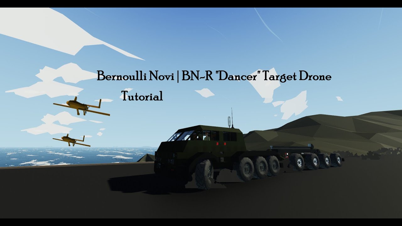 Bernoulli Novi BN R Dancer Target Drone Tutorial - YouTube
