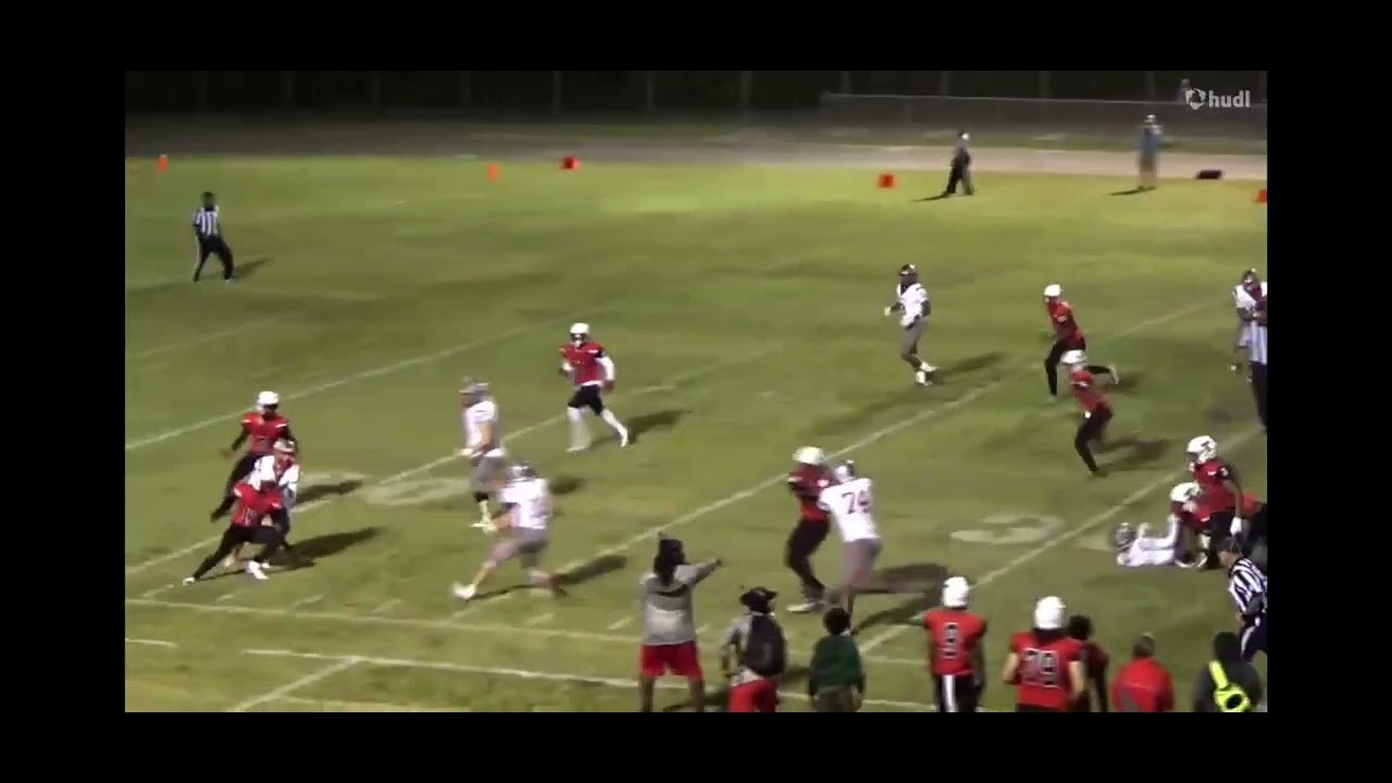 25 yd gain around the edge Addison Gosline Sept 20th 2024 St Chris vs ...