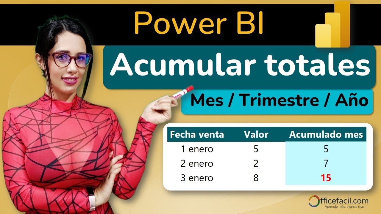 Cómo calcular el acumulado en Power BI | valores acumulados en #powerbi ...