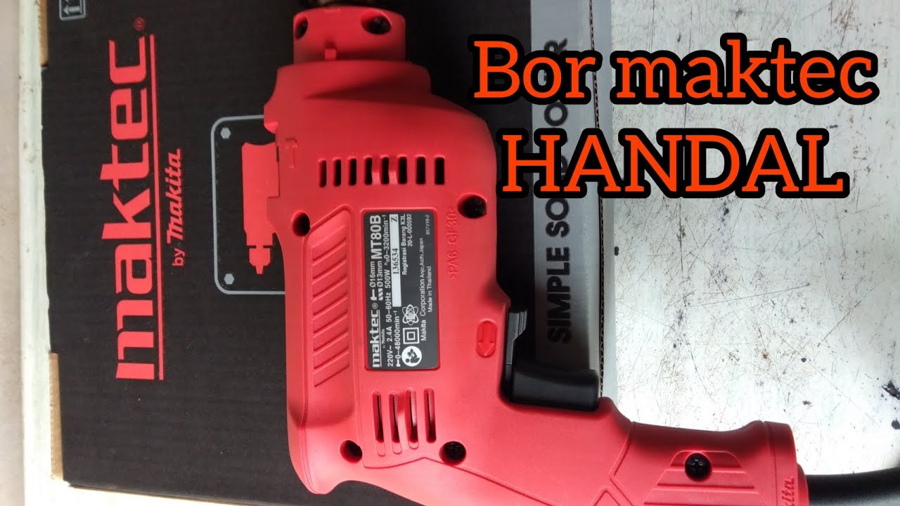 Bor maktec mt80 13 mm. - YouTube