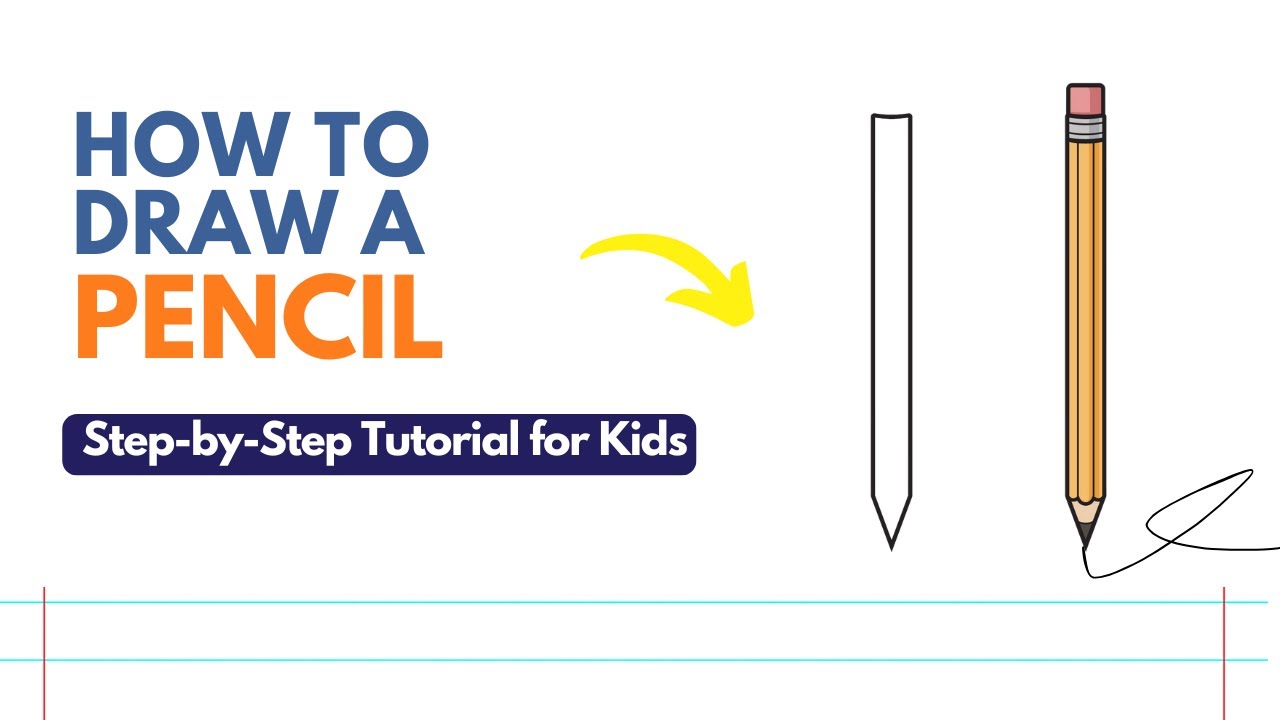 ️ How to Draw a Pencil – Your Ultimate Step-by-Step Guide! ️ - YouTube