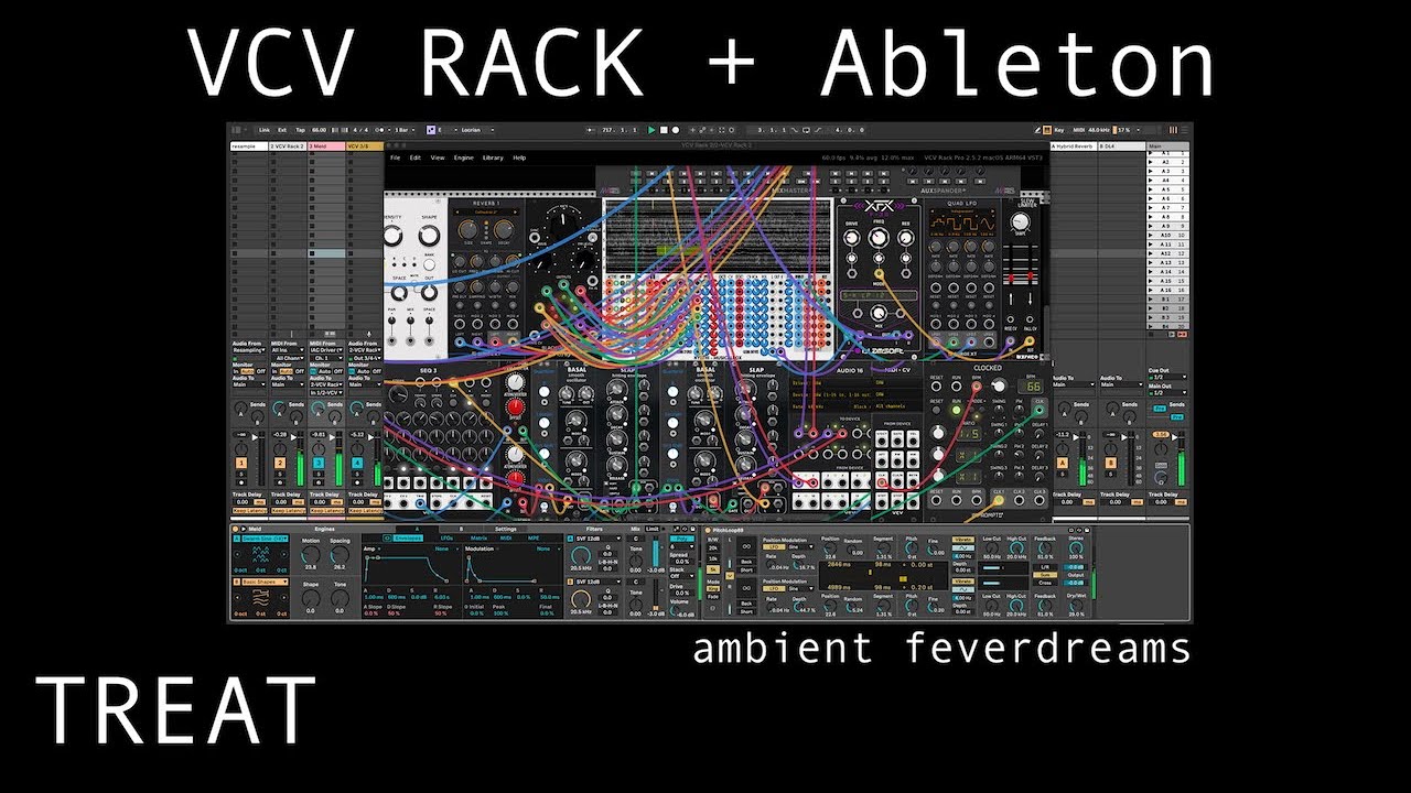Treat x VCV Rack + Ableton - ambient feverdreams - YouTube