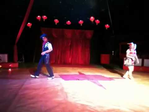Circus clowns in Thurso