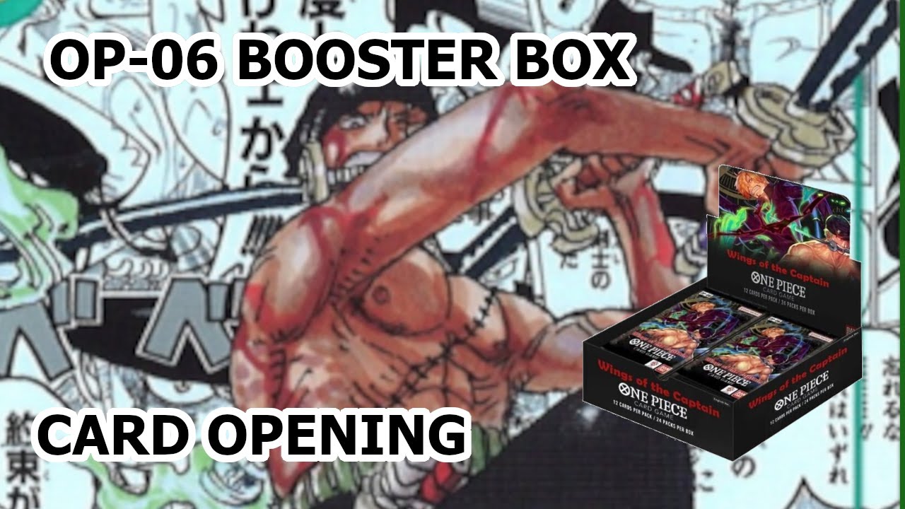 One Piece TCG OP-06 Wings of the Captain Booster Box Unboxing - YouTube