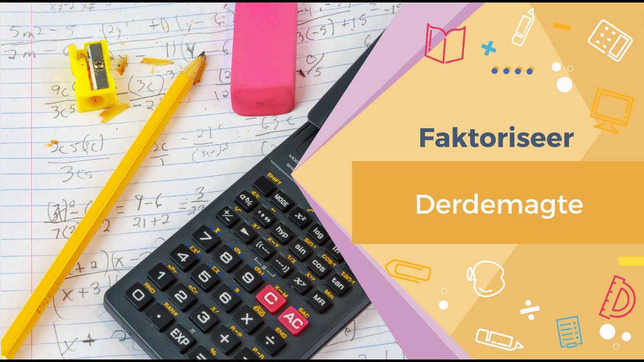 Faktoriseer derdemagte - YouTube