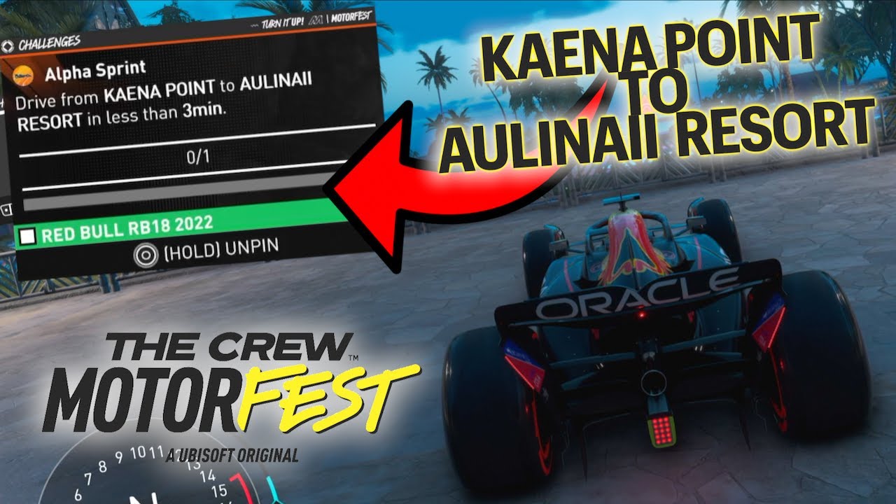 Alpha Sprint - Drive from KAENA POINT to AULINAII RESORT in less then 3min in The Crew Motorfest ...