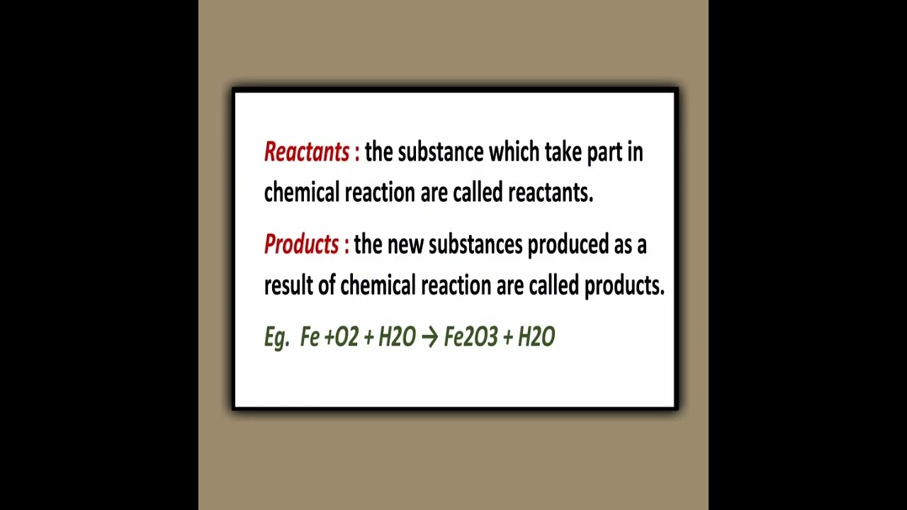 Define Reactants And Product trendingshorts chemicalreaction Define Reactants And Product trendingshorts chemicalreaction