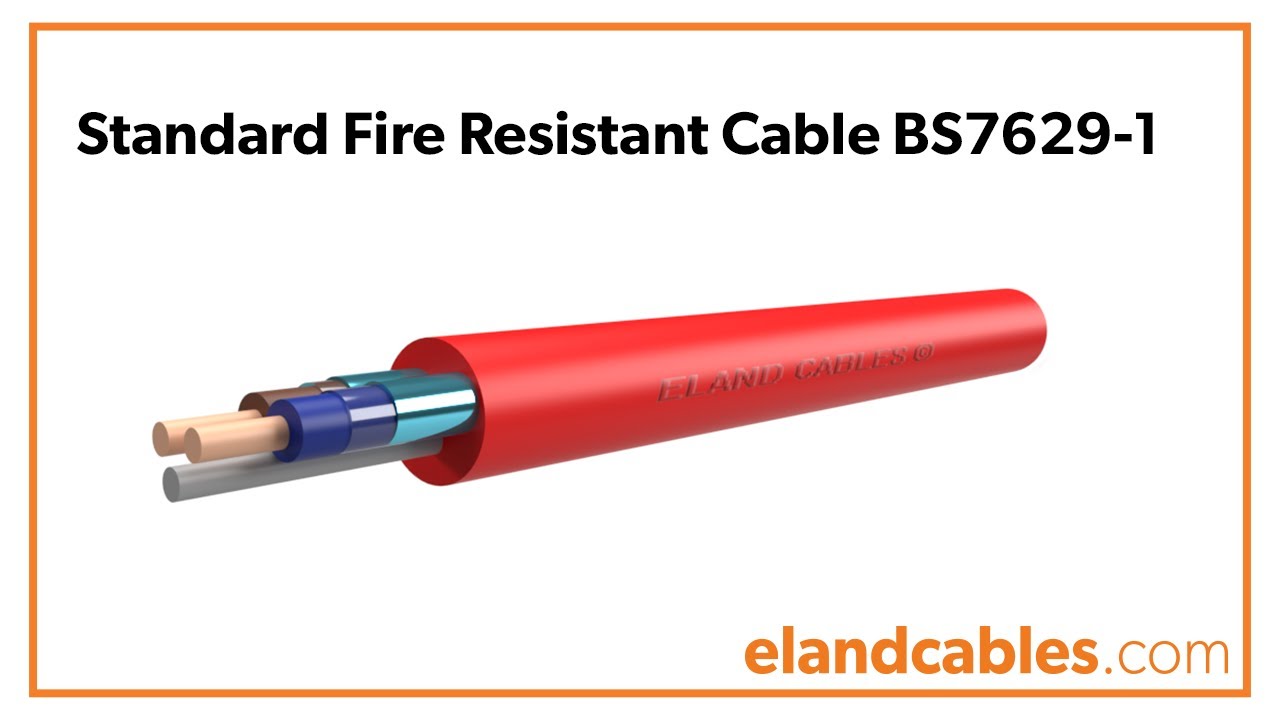 Standard Fire Resistant cable animation - YouTube