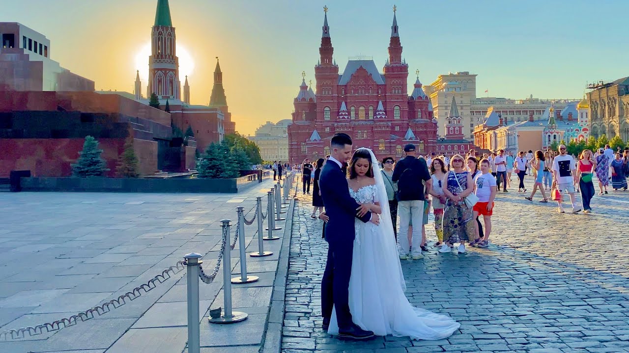 Moscow. Red Square. Sunset - YouTube