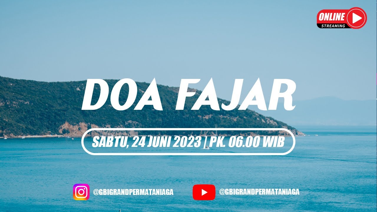 Doa Fajar 24 Juni 2023 "Bila Ditindas" - YouTube