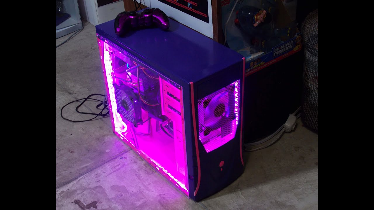 Modding PC pink purple for woman and girls - YouTube