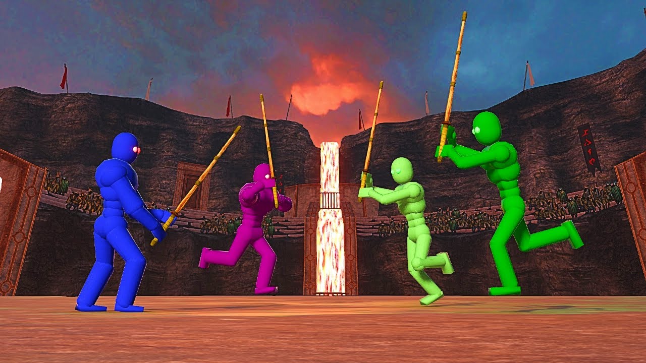 Who Will Reign Supreme in 2v2 Magma Arena Battle Super NPC VS Ragdolls ...