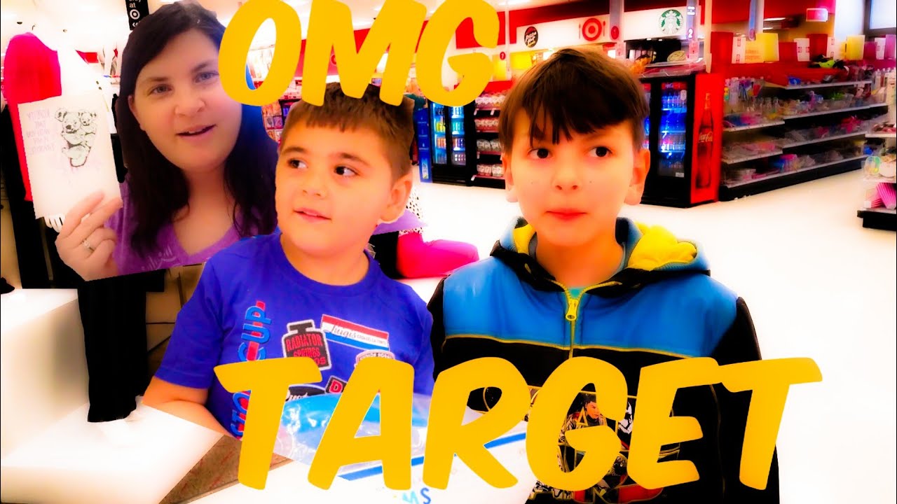 Family Shopping Fun At Target - YouTube