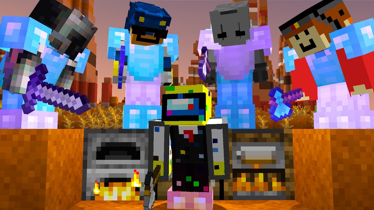 Minecraft Speedrunner VS 4 Hunters (Manhunt) - YouTube