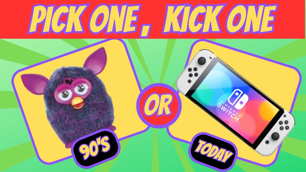 Pick One Kick One - 90s things - YouTube