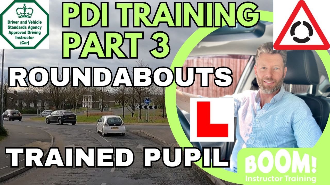 PDI tutorial: Lane discipline and judgement at roundabouts - YouTube