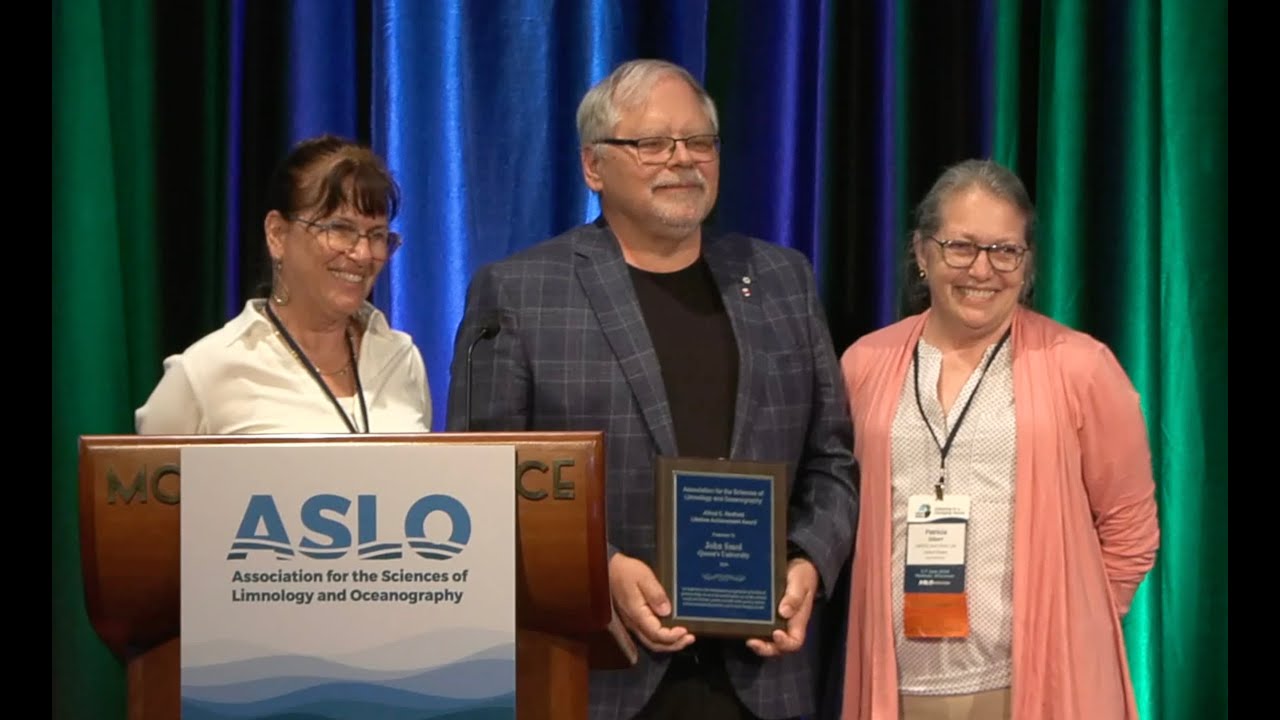 2024 Alfred C Redfield Lifetime Achievement Award to John Smol - YouTube