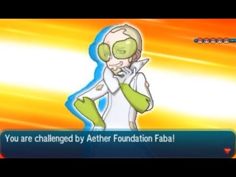 Pokémon Sun and Moon: VS Faba (Post Game) - YouTube