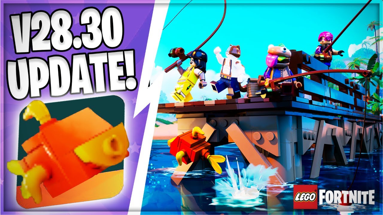 *NEW* First LEGENDARY Items in Lego Fortnite! (v28.30 Update) - YouTube