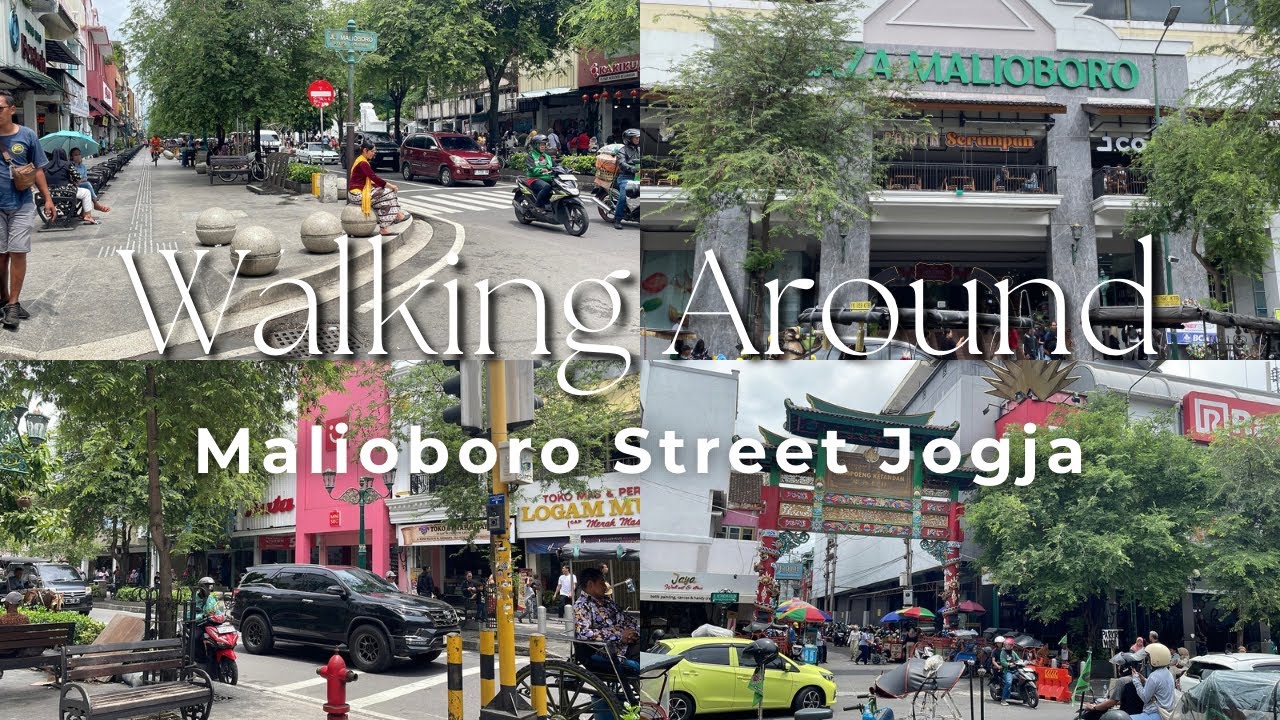 Walking Around Malioboro Street in Jogja City Indonesia 🇮🇩 With Real ...