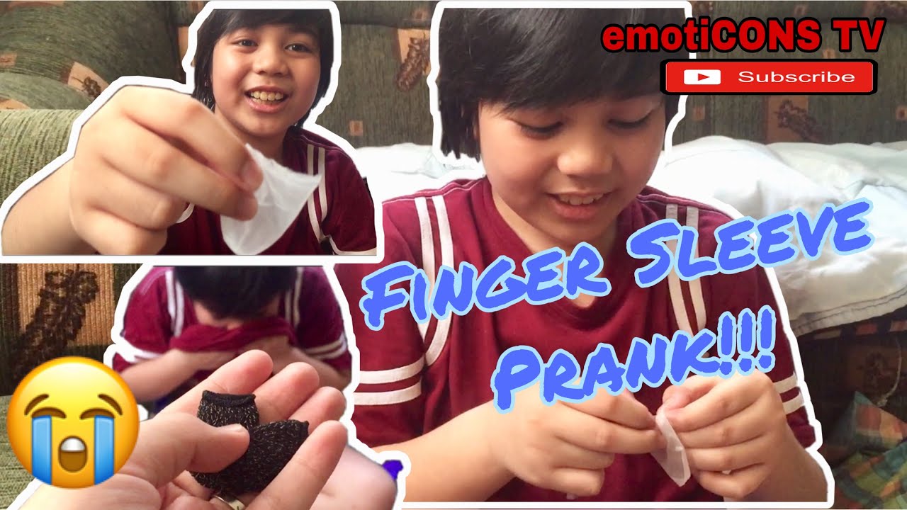 Finger Sleeve Prank Vlog #3 | emotiCONS TV - YouTube