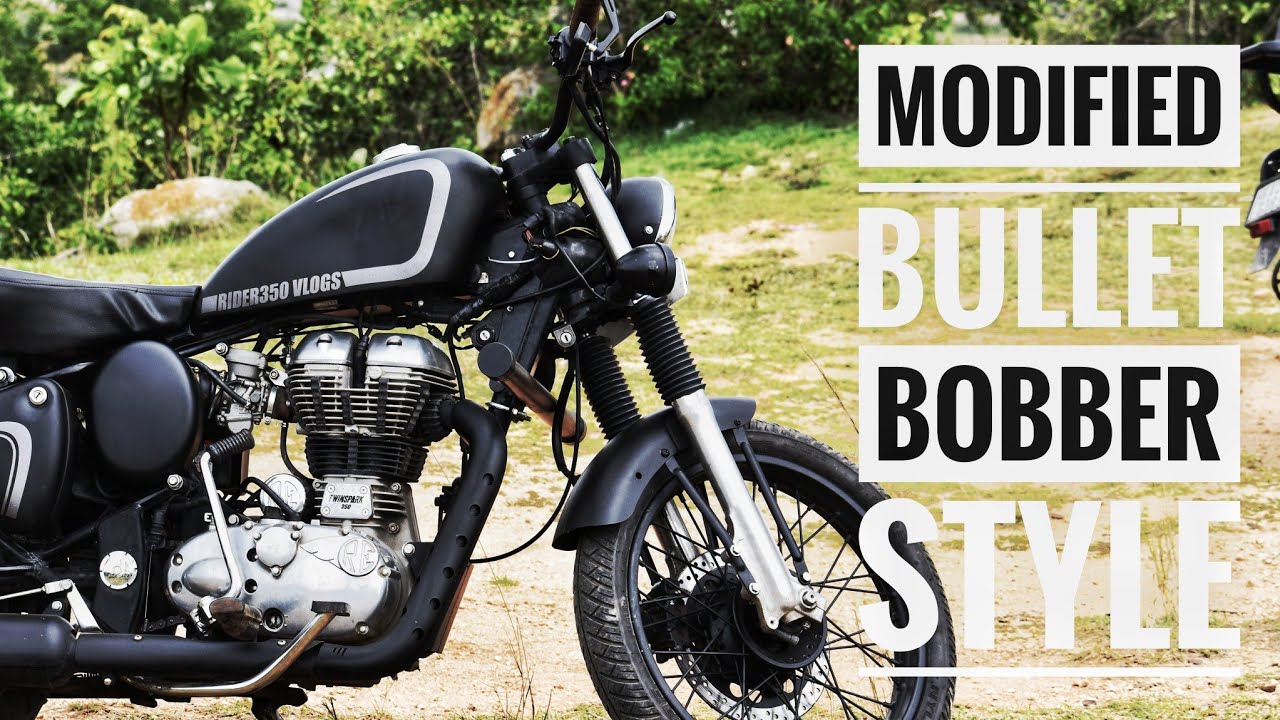 Modified bullet in Bobber Style • Powder coating | VLOG-2 - YouTube