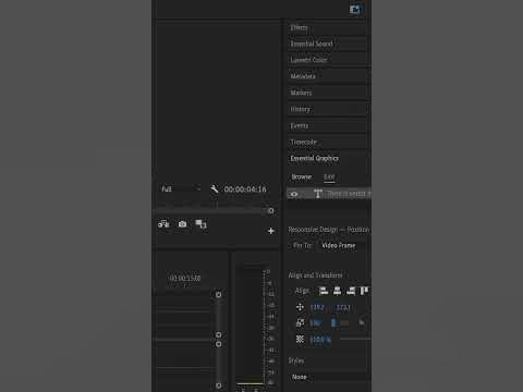 How to create a scrolling text in premiere pro ! - YouTube