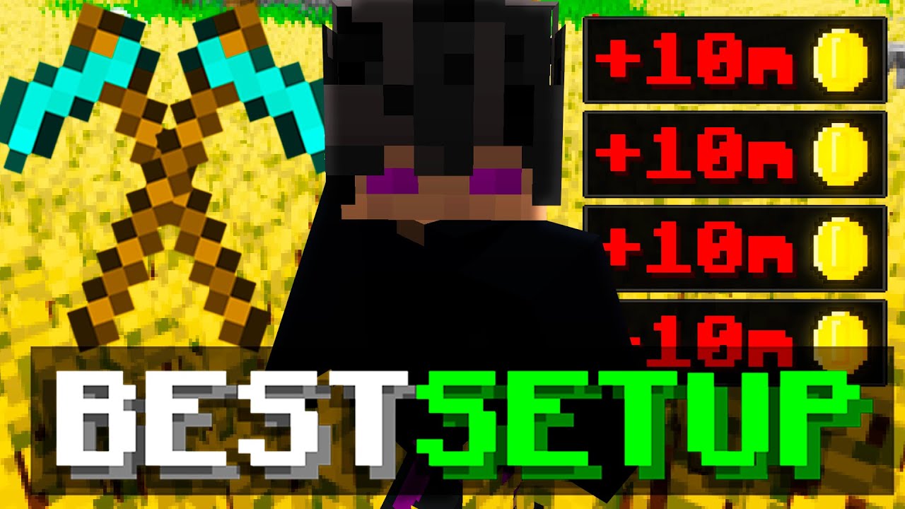 Farming With The Best Setup on Skyblock... - YouTube