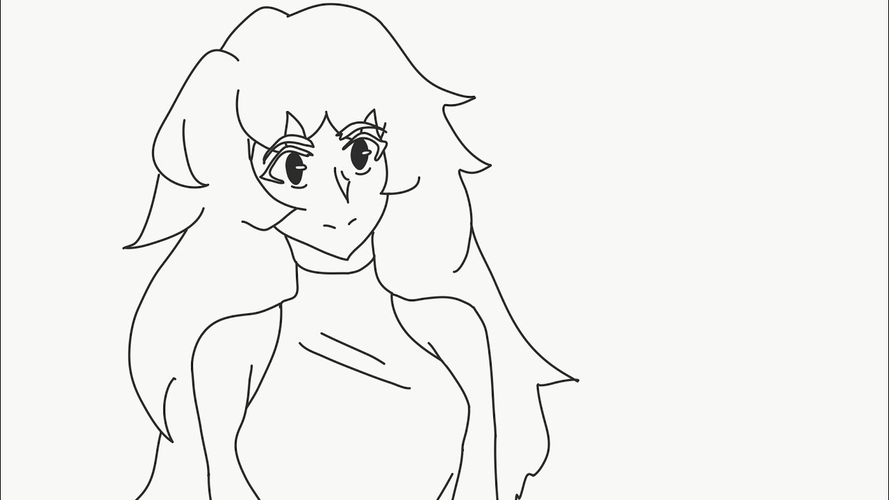 How to draw GF from pol | Friday night Funkin anime |FNF animation ...