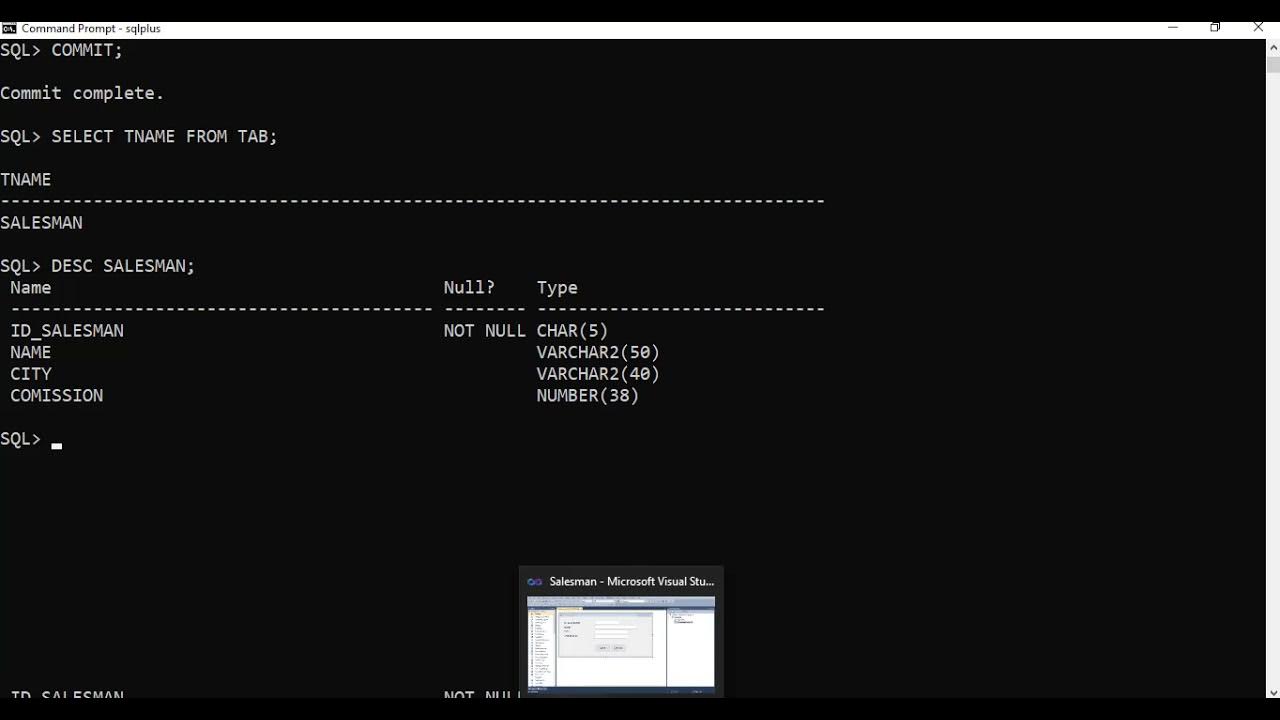 Connection Visual Studio .Net - Oracle 12C - YouTube