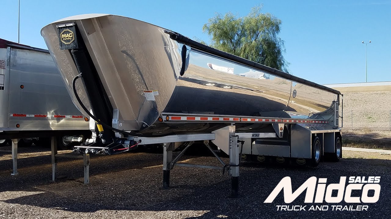 2016 MAC Aluminum End Dump Trailer - MACSmizer - YouTube
