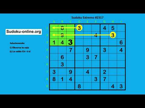 ⭐Tutorial de Sudoku Extremo de Sudoku-online.org⭐ - YouTube