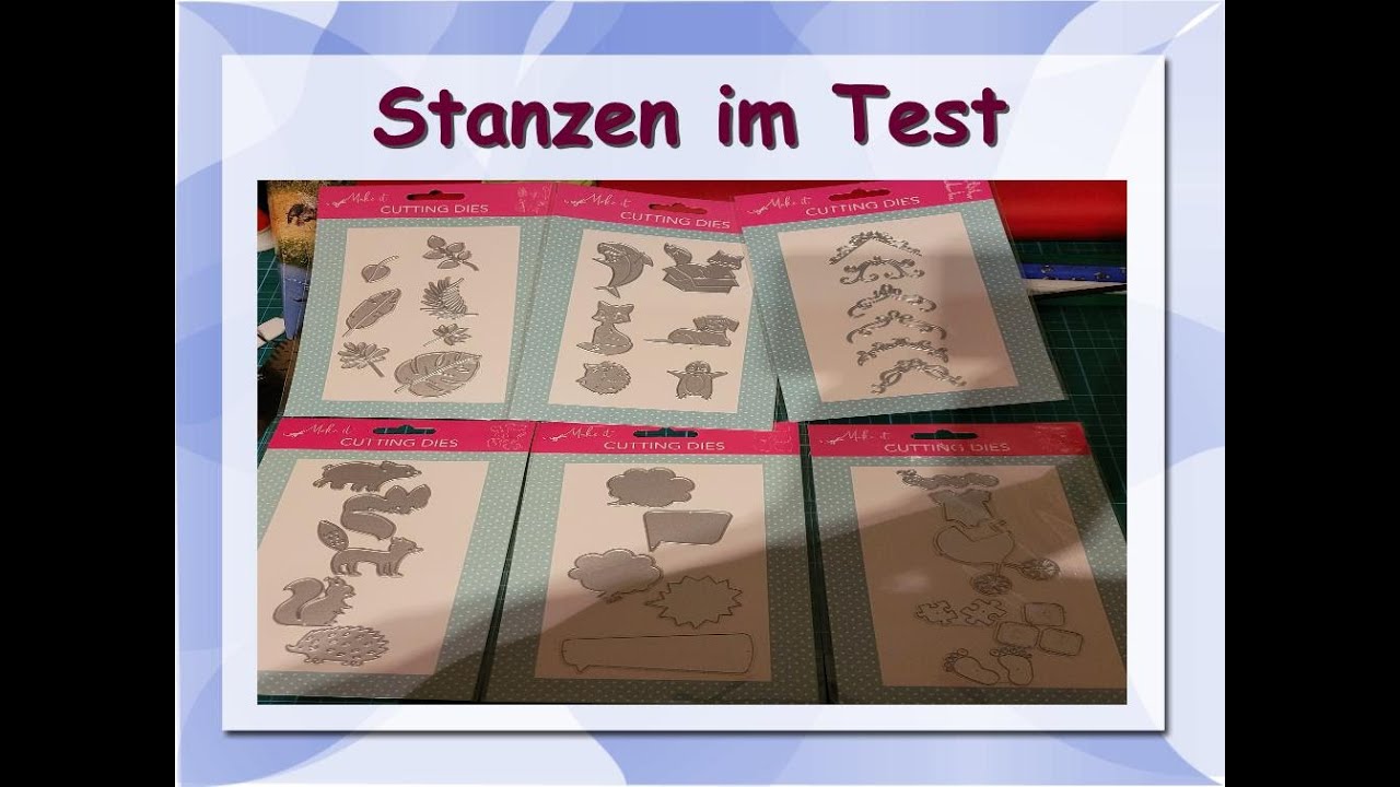 Stanztest: neue Action Stanzen im Test. Ich bin begeistert! - YouTube
