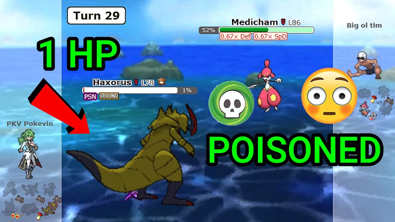 Winning a Game With 1 HP! (Pokemon Showdown Random Battles) (High ...