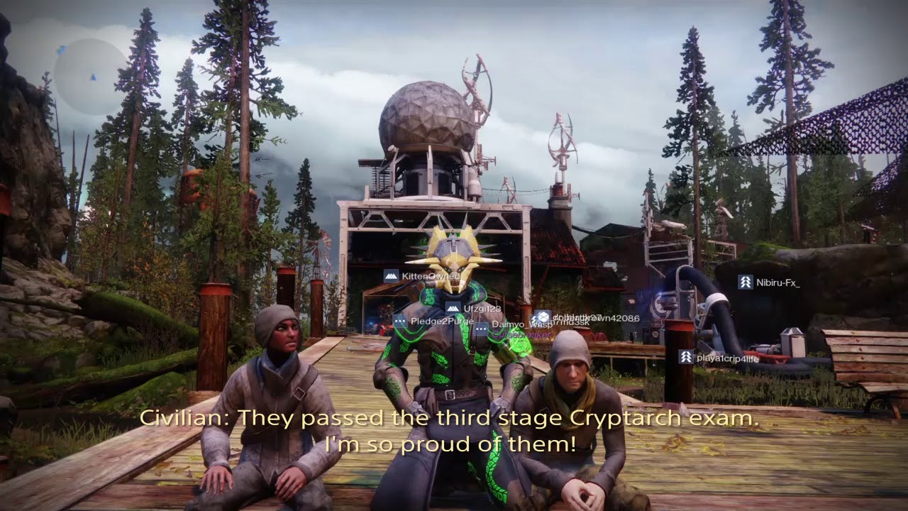 Idle Dialogue | Civilian: "They Passed the Third-Stage Cryptarch Exam" | The Red War - YouTube