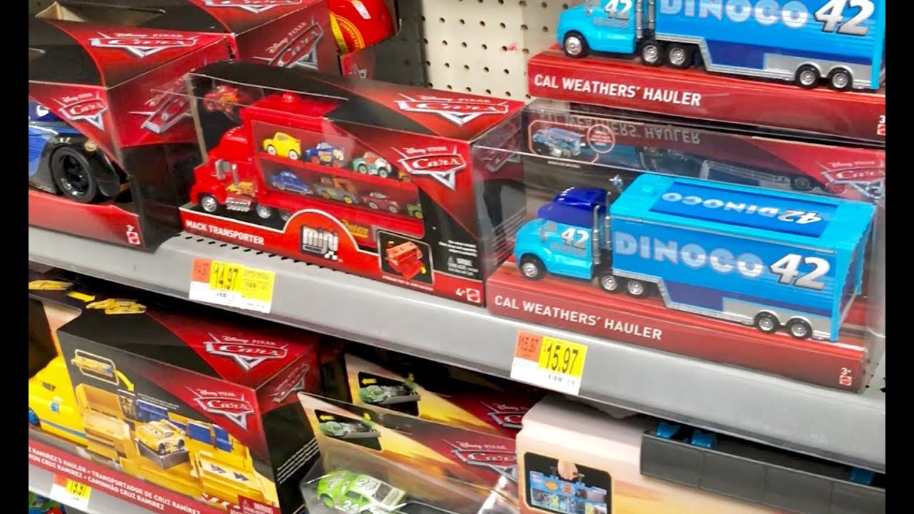 Disney Cars Toy Hunt - Jurassic World Toys - LOTS of TOYS - Nascar ...