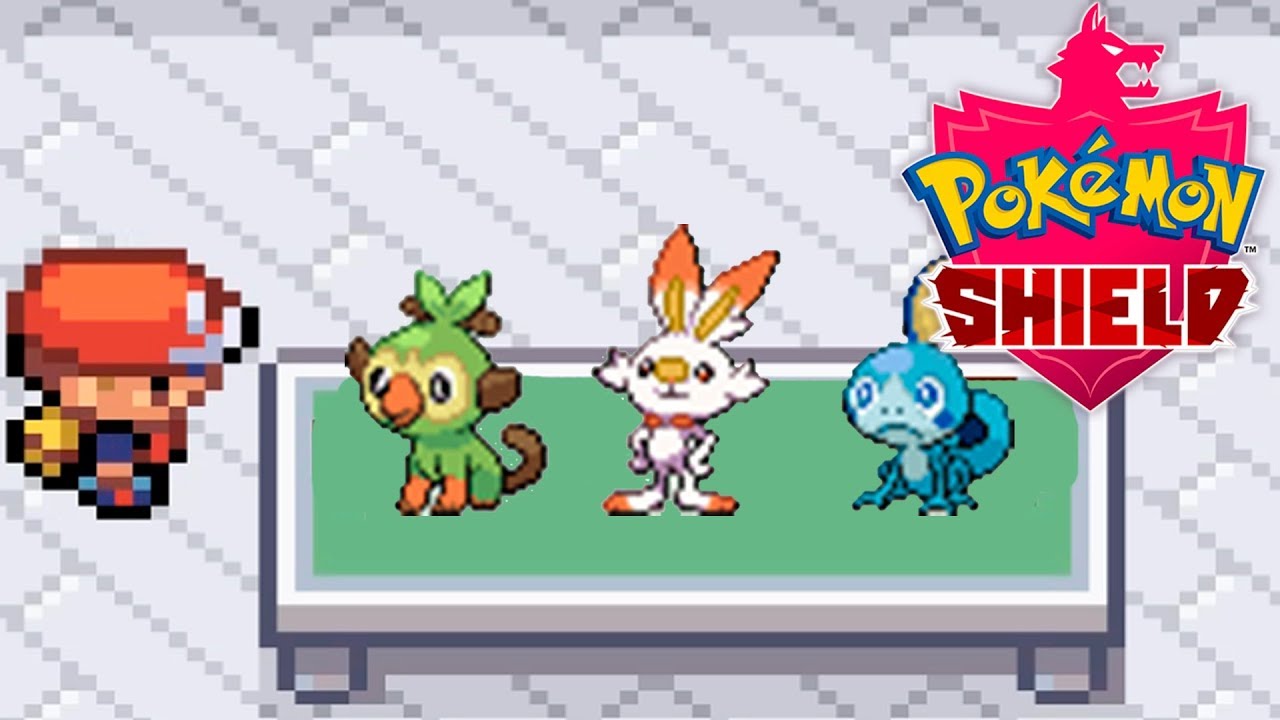 POKEMON SHIELD FIRE RED GBA HACK - O INÍCIO! - YouTube