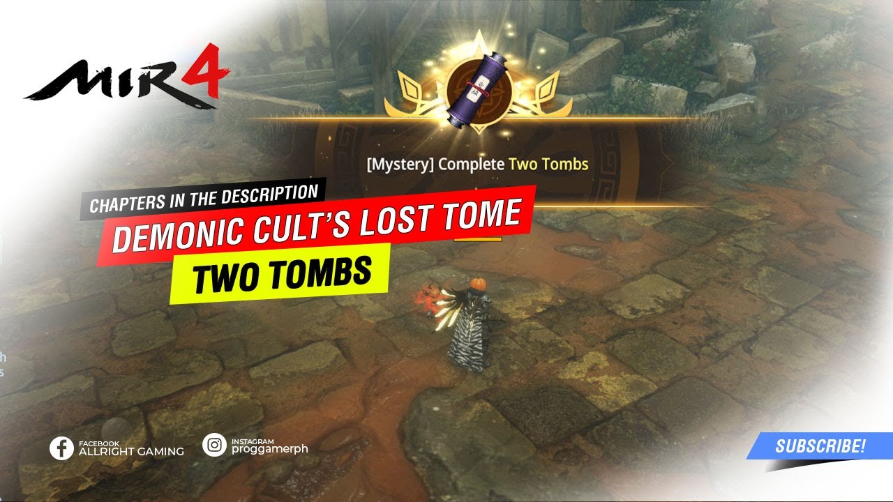 MIR4 DEMONIC CULT'S LOST TOME - TWO TOMBS | MIR4 | PLAY-TO-EARN ...