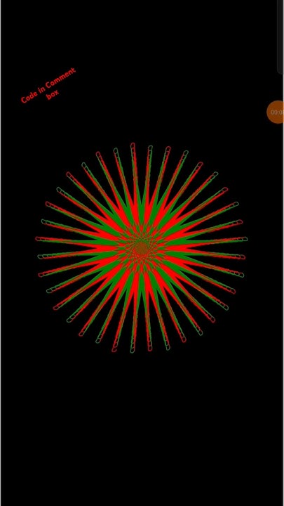 Rangoli design using python turtle #pythonturtle #python #viralshorts #shorts #shortvideo # ...