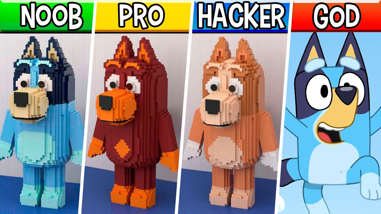 LEGO ALL Characters in Bluey (COLLECTION №2) : Noob, Pro, HACKER ...