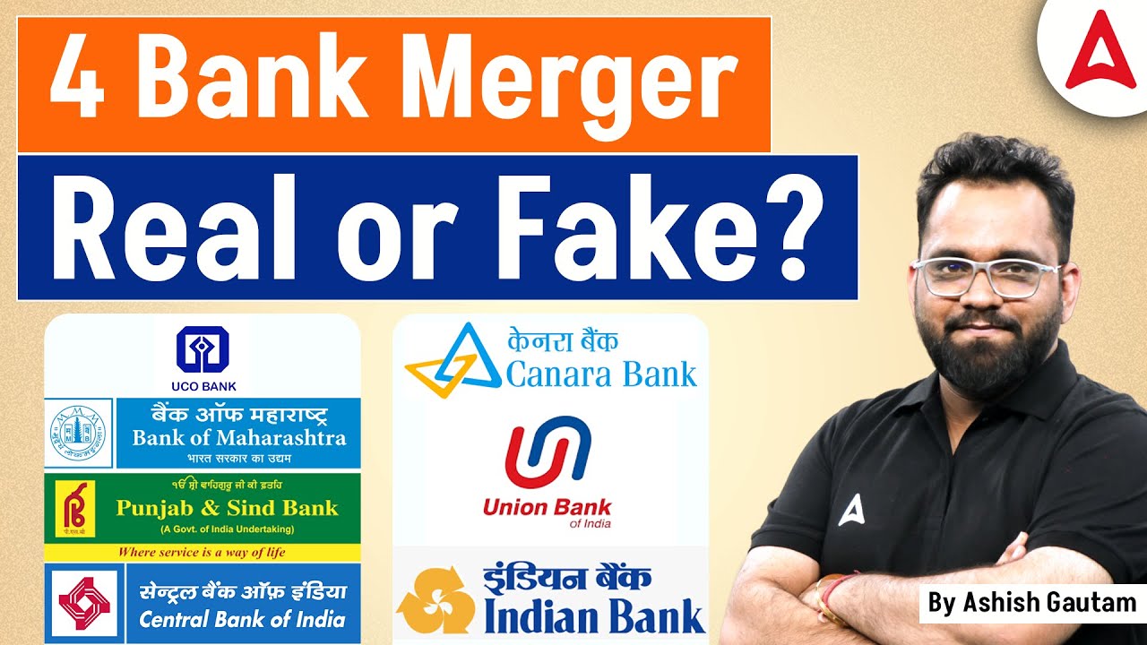 Bank Merger News Explained | Real or Fake? | By Ashish Gautam - YouTube