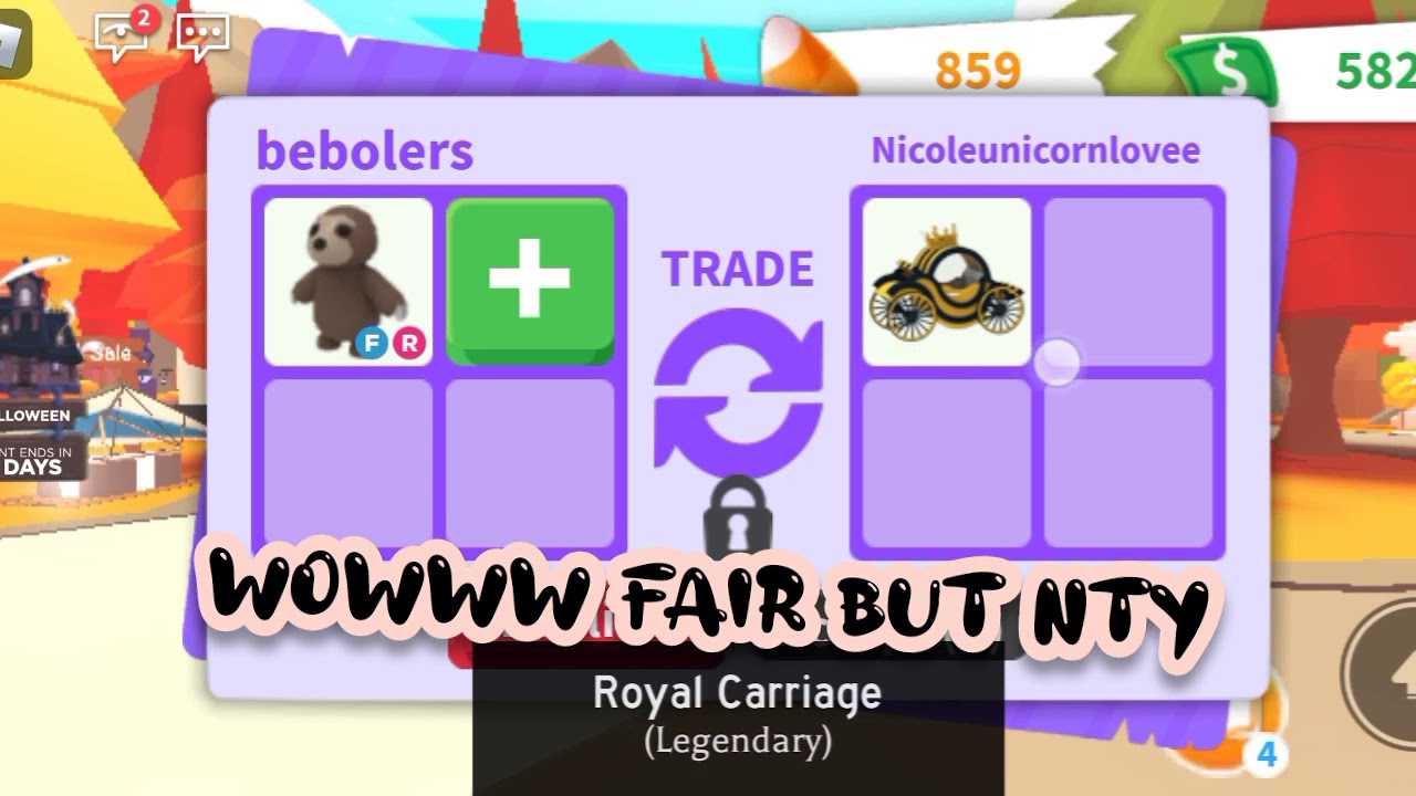 What people trade for fr sloth||roblox||adoptme - YouTube