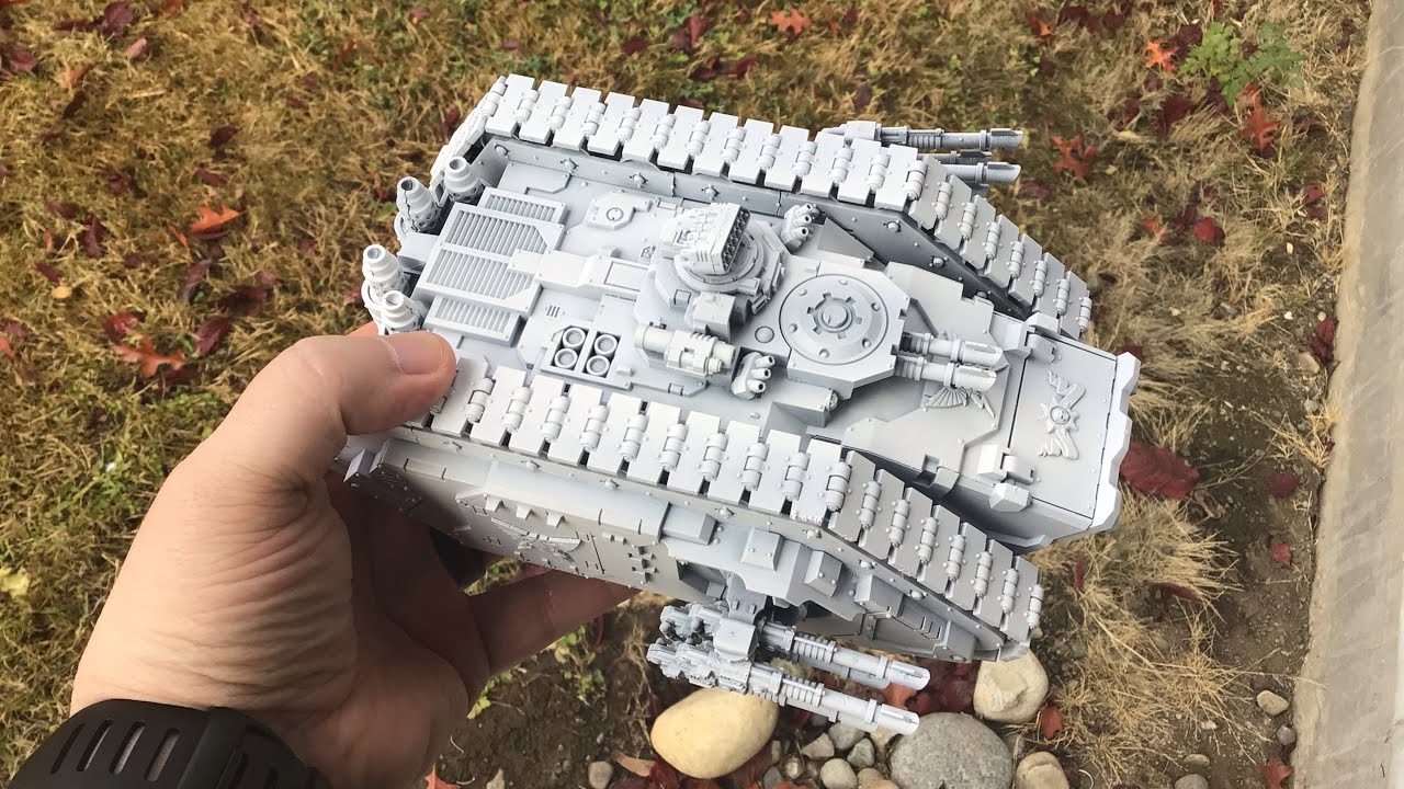 The Horus Heresy Legiones Astartes Spartan Assault Tank - YouTube