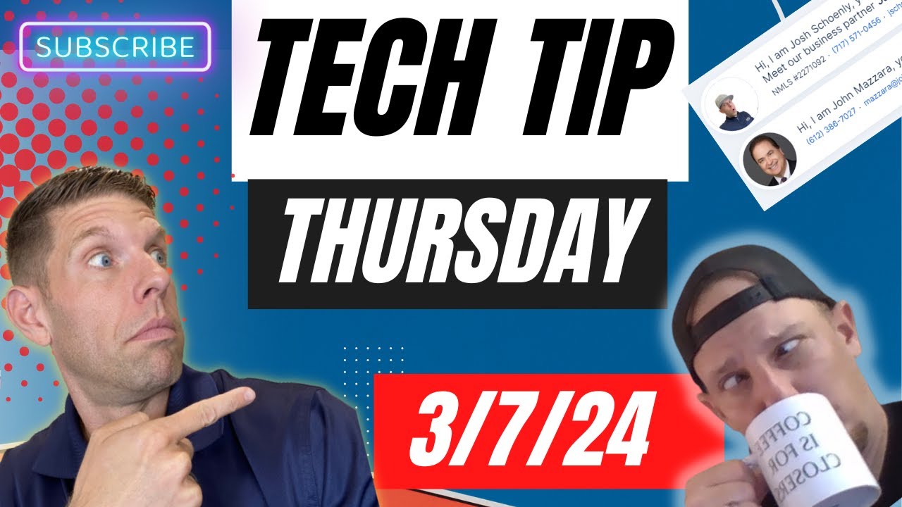 "Co-Branded" Mortgage App Links (tech tip Thursday) | Wake Up Real Estate Show 3/7/24 - YouTube