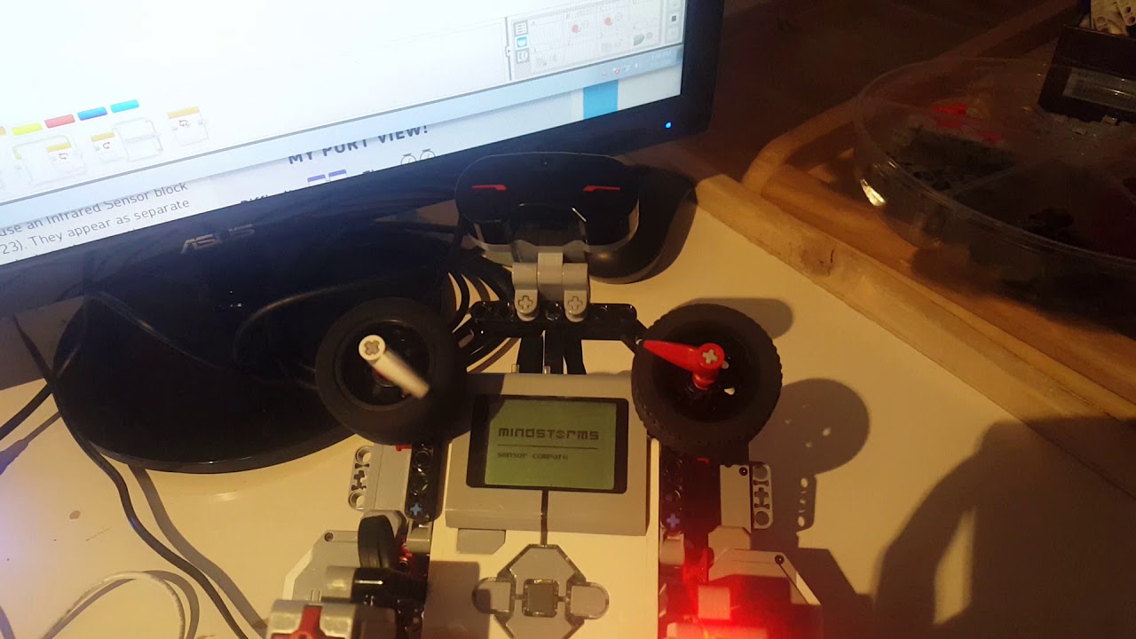 EV3 IR sensor : proximity detection controlling Brick status light ...