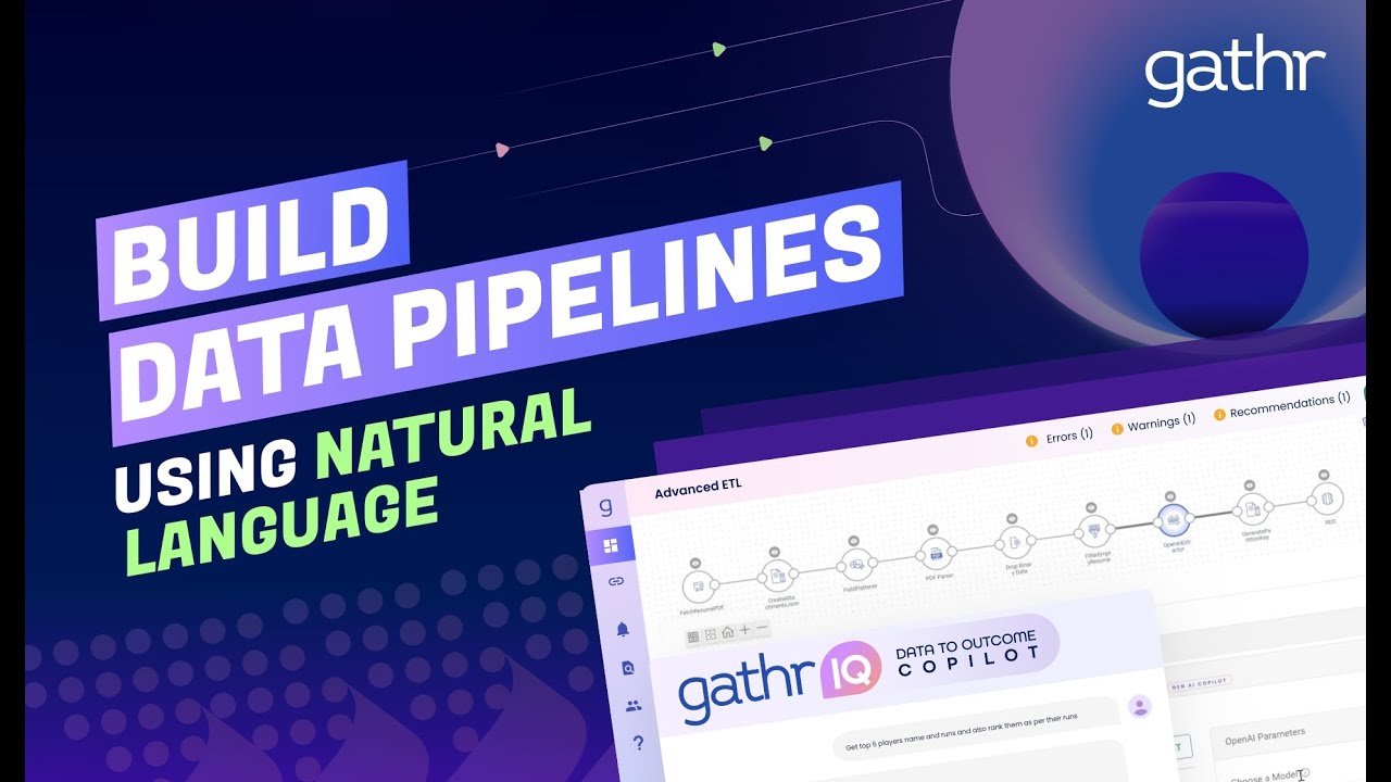 Build data pipelines using natural language | GathrIQ – Data-to-outcome ...