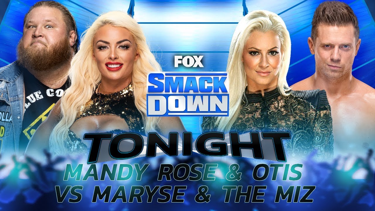 SmackDown: Mandy Rose & Otis Vs Maryse & The Miz #SmackDown #WWE # ...