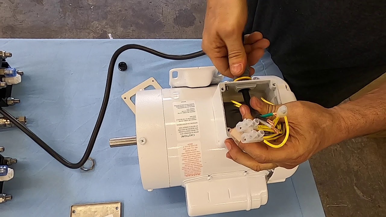 6. SeaWater Pro Watermakers - wiring the AC motor 110/230 v. visit us ...