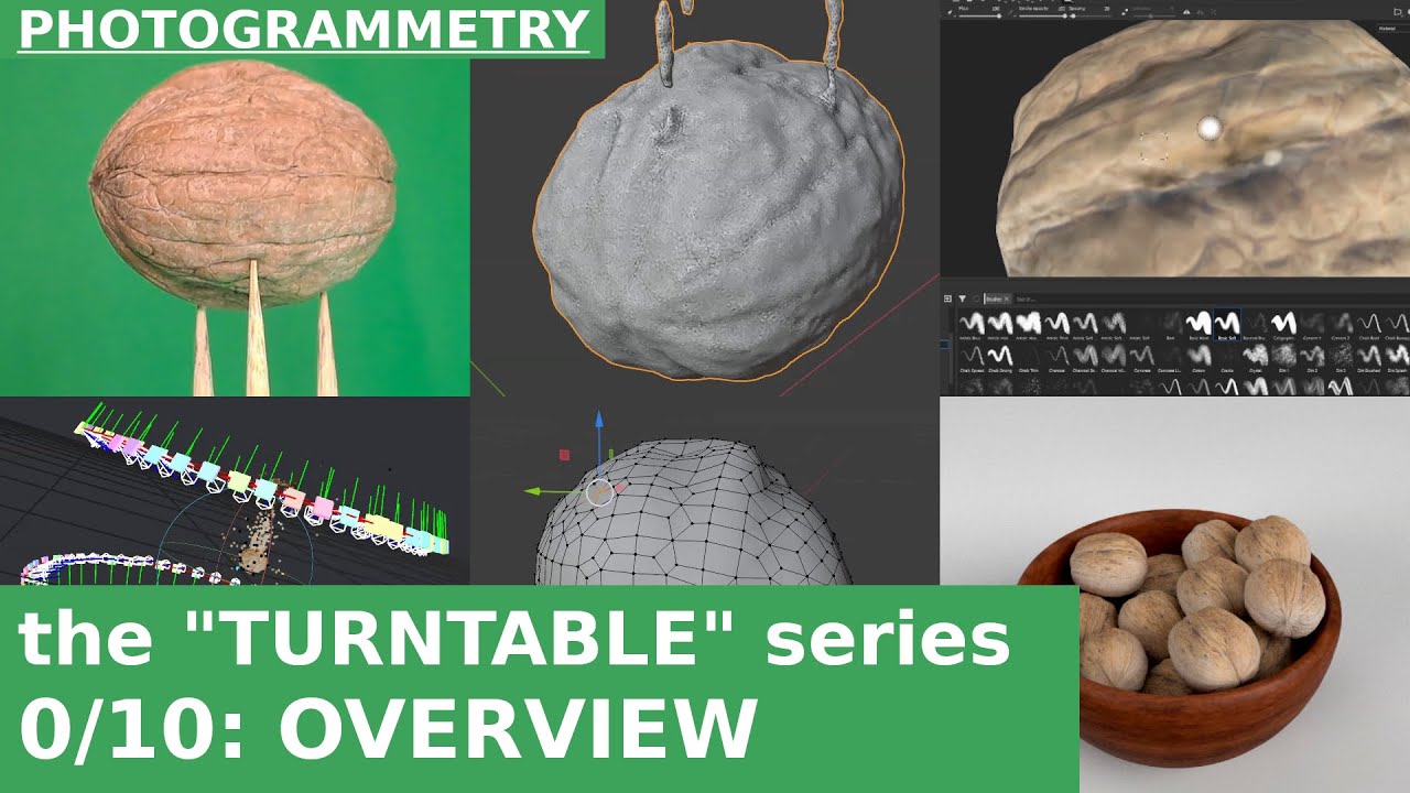 Going Nuts with Photogrammetry: the Turntable Photogrammetry Tutorials series | 00: Overview ...